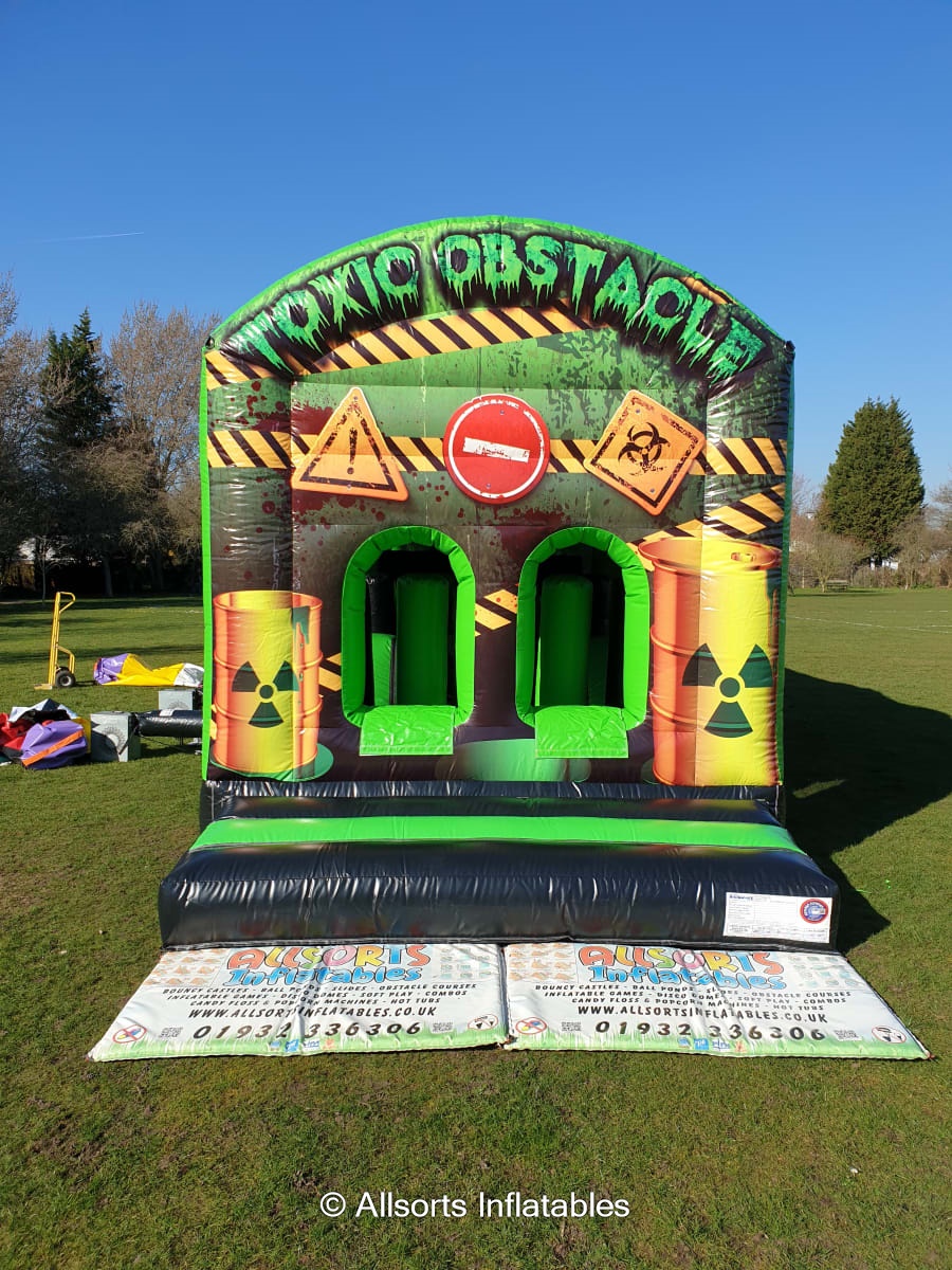 XL Toxic Obstacle Course 43ft - Bouncy Castle and Inflatable Hire in ...